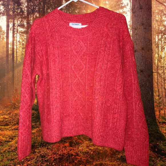 Old Navy | Sweaters | Old Navy Beautiful Burnt Orange Cozy Fall Sweater ...